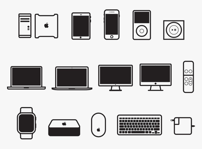 Apple Device Icons, HD Png Download , Transparent Png Image - PNGitem