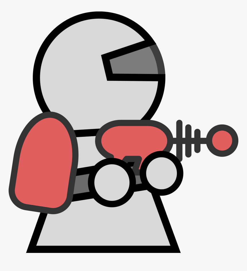 Ray Gun Character - Character With A Gun, HD Png Download , Transparent ...