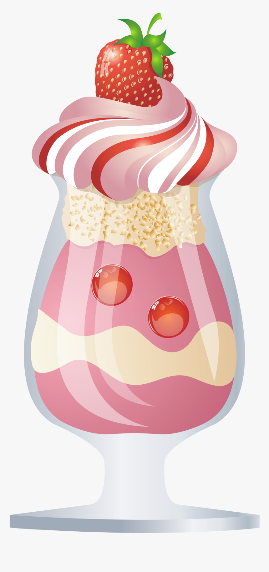 Ice Cream Sundae Transparent Hd Image Clipart - Ice Cream Shake Clipart ...