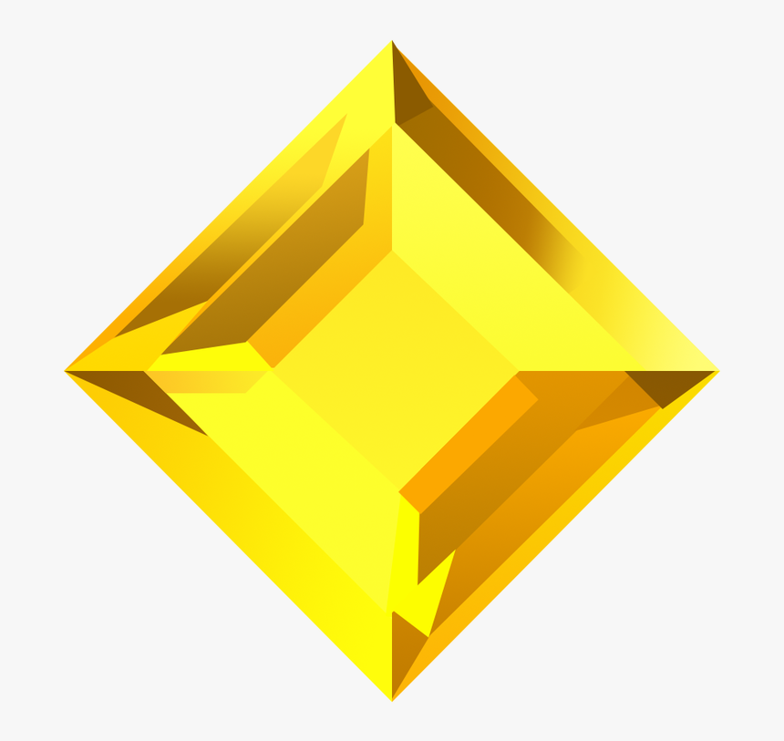 Gem Transparent Yellow - Gem Bejeweled, HD Png Download , Transparent ...