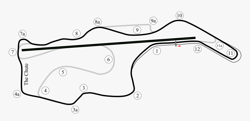 Infineon With Emphasis On Nascar Track - Infineon Raceway Track Map, HD ...