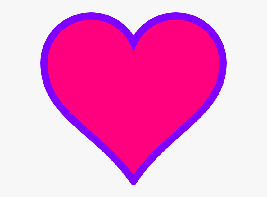 Pink And Purple Heart Clipart, HD Png Download , Transparent Png Image ...
