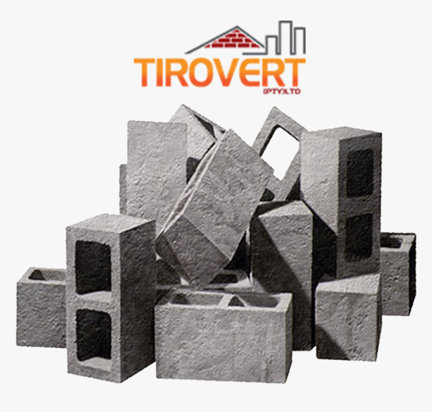 Concrete Blocks South Africa , Png Download - Pile Of Cinder Blocks ...