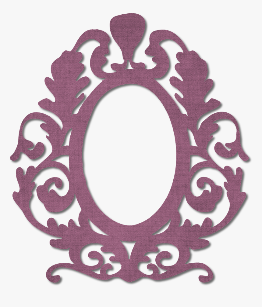 Frame Burgundy Ornate Free Picture - Vintage Frame Png Silhouette ...