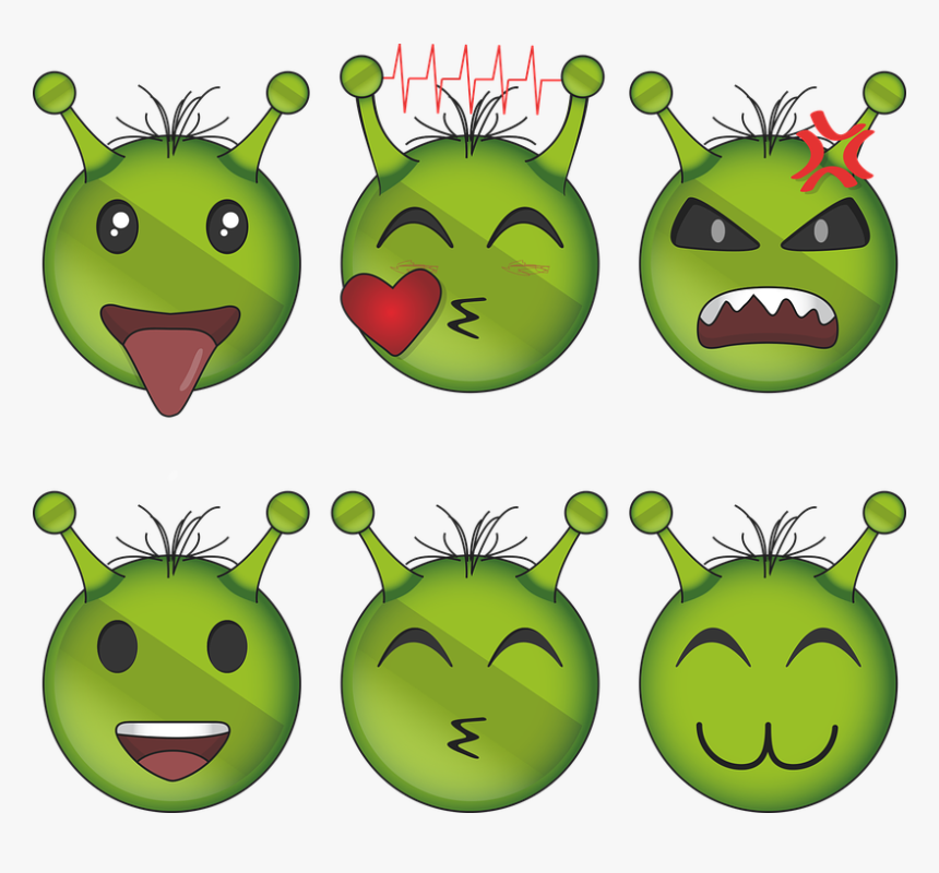 Alien, Emoji, Emoticon, Icon, Emotion, Expression - Emoticon, HD Png ...