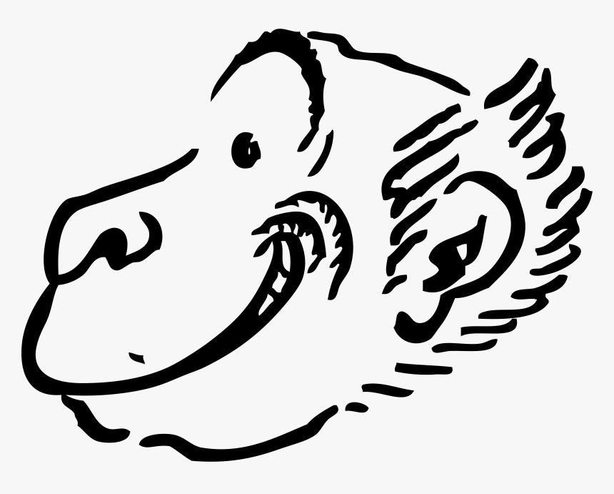 Monkey Profile Clip Arts - Monkey Profile Pic Drawing, HD Png Download ...