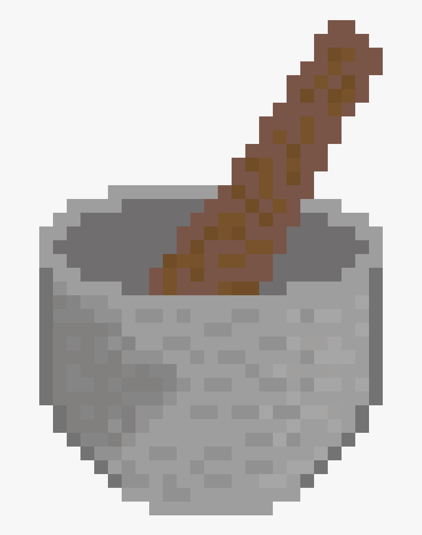 Mortar And Pestle - Pixel Art Sword And Shield, HD Png Download ...