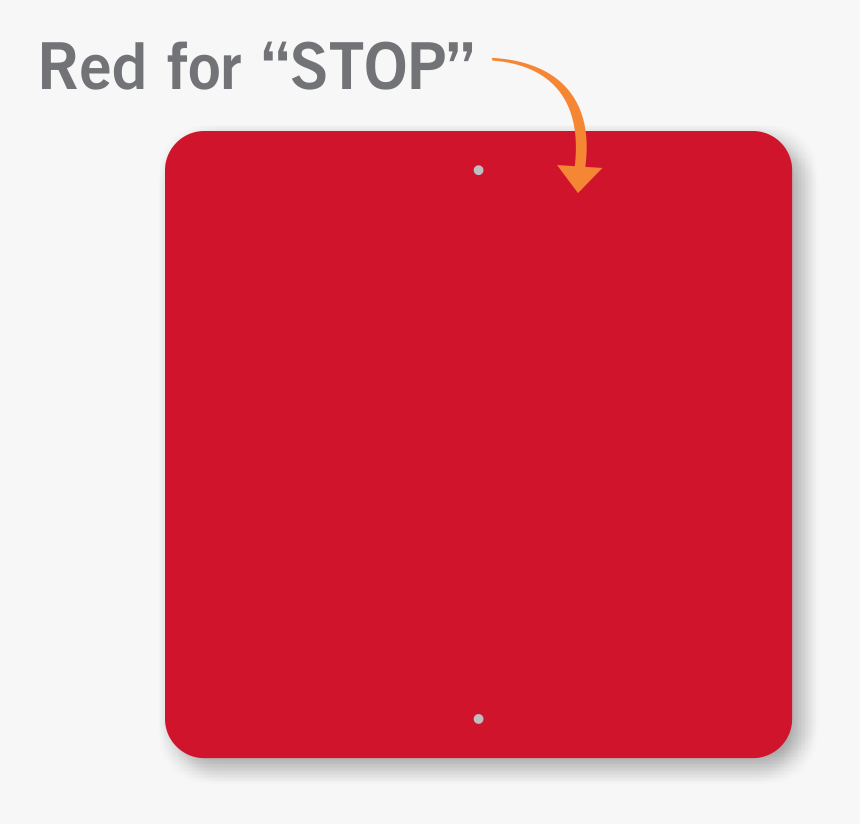 Stop Sign Red Color, HD Png Download , Transparent Png Image - PNGitem