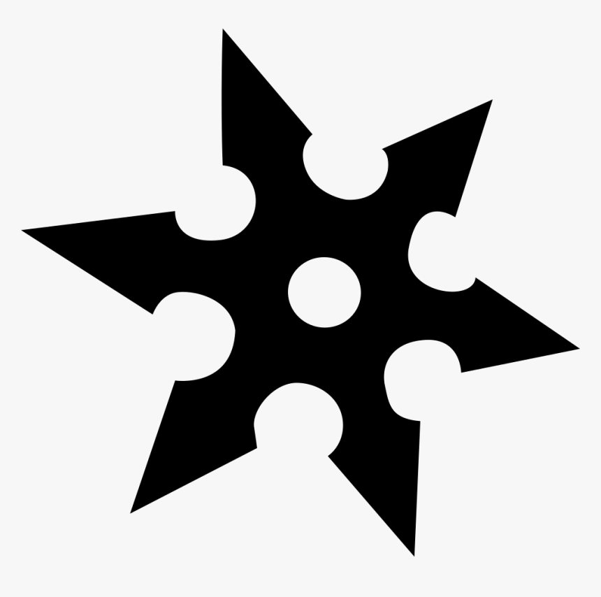 Svg Star Ninja - Ninja Star Transparent Background, HD Png Download ...