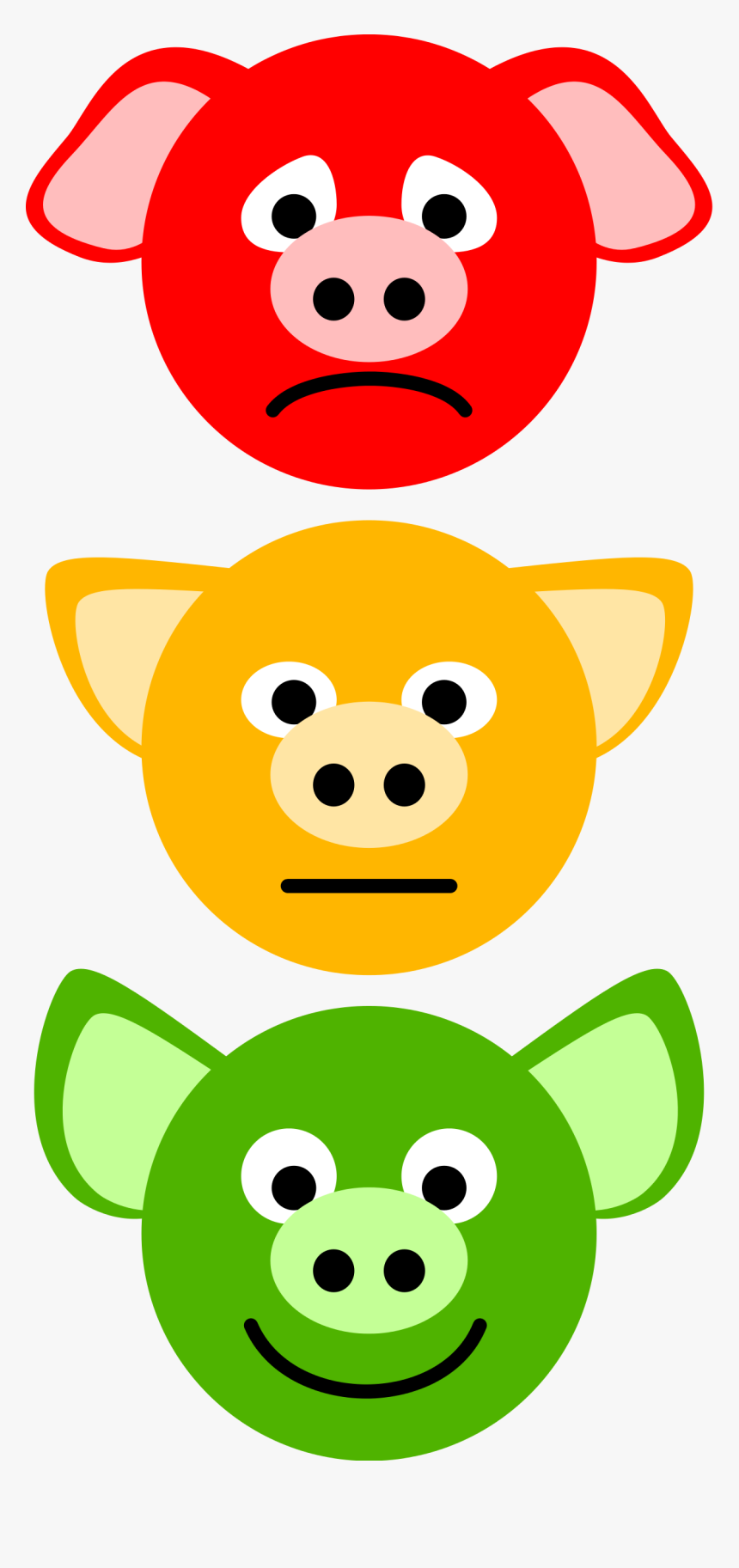 Traffic Light Clipart Face - Traffic Light Faces Clipart, HD Png ...