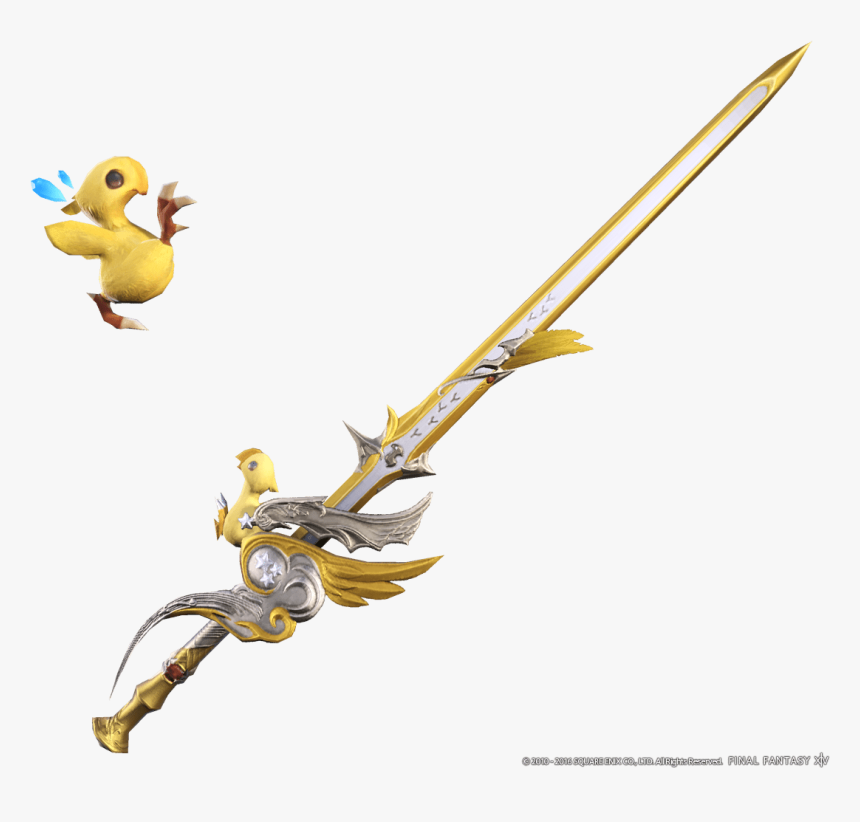 Transparent Chocobo Png - Ffxiv Red Mage Weapon, Png Download ...