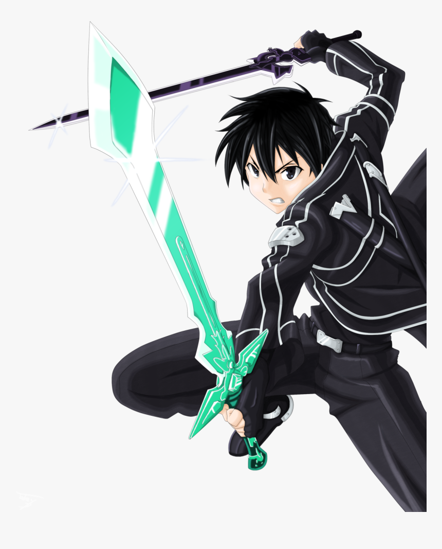 Sword Art Online Kirito Png, Transparent Png , Transparent Png Image ...