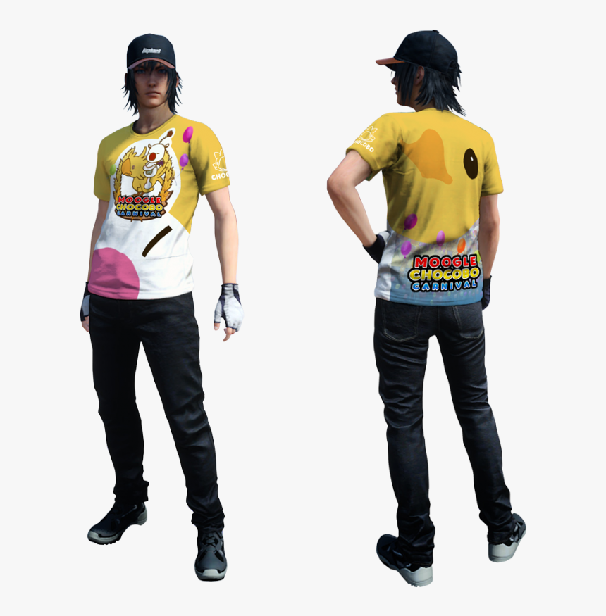 Choco-mog Tee Noctis Ffxv - Final Fantasy Xv Chocobo Festival, HD Png ...