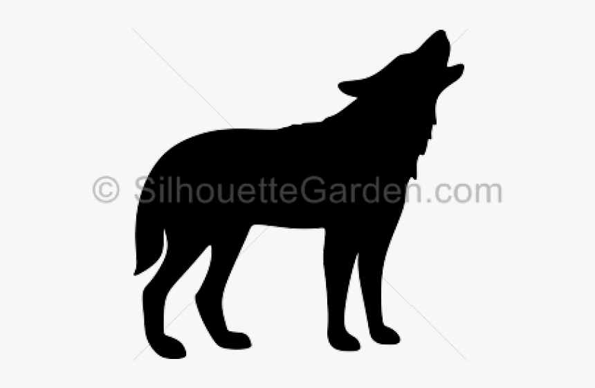 Silhouette Clipart Wolf - Wolf Cut Outs, HD Png Download , Transparent ...