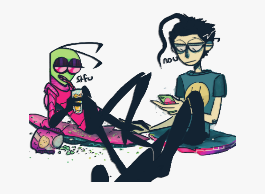 Invader Zim - Zadf - Perro Guano Invasor Zim, HD Png Download ...