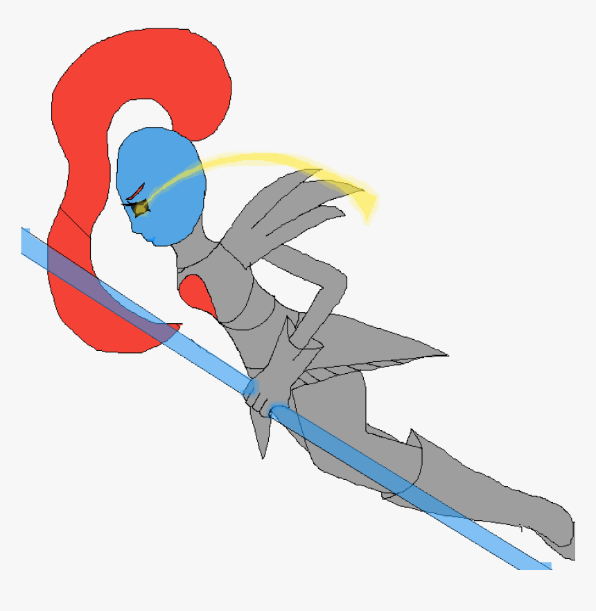 Transparent Undyne Png - Cartoon, Png Download , Transparent Png Image ...