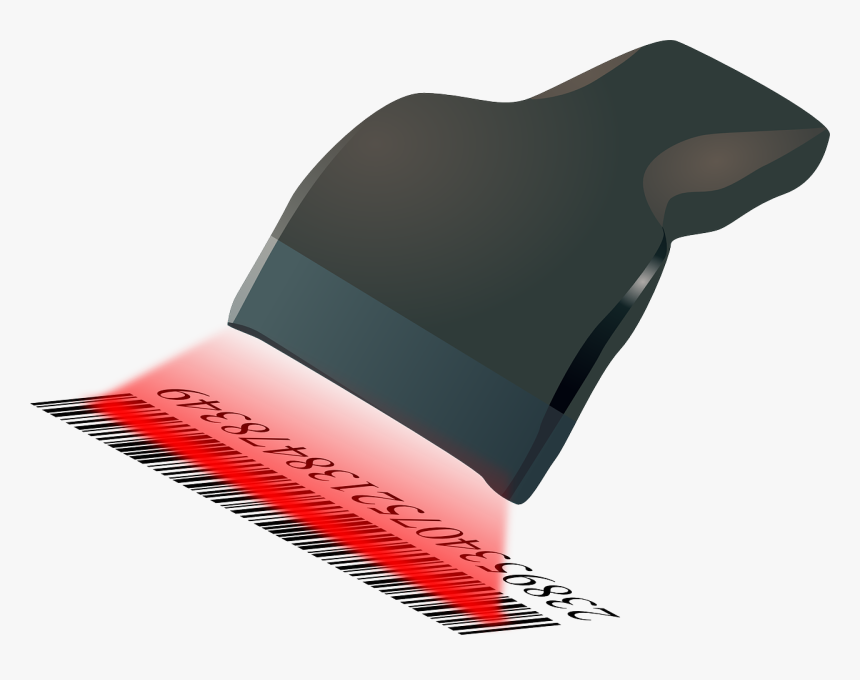 Red Light Barcode Scan - Barcode Reader Clipart Png, Transparent Png ...