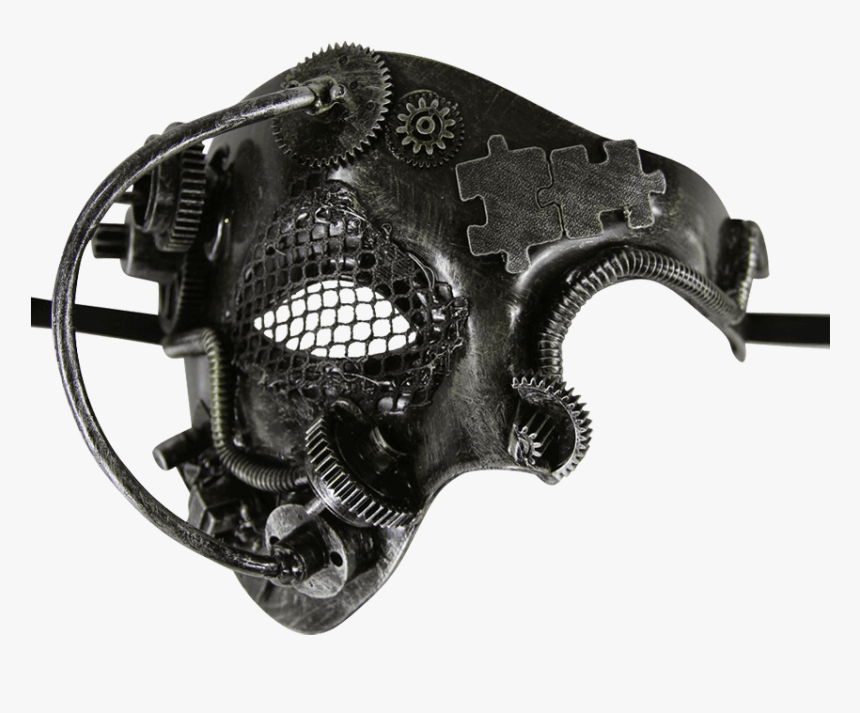 Silver Steampunk Terminator Mask - Terminator Face Png Hd, Transparent ...