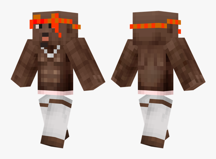 Transparent Tupac Png - Black Rapper Minecraft Skin, Png Download ...