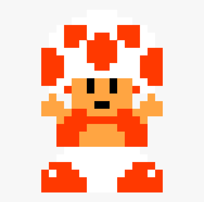 Transparent Mario Fireball Png - Super Mario Bros 1 Toad, Png Download ...