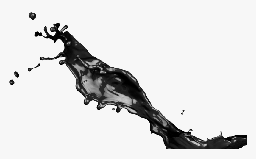 Black Ink Splash - Liquid Splash Png, Transparent Png , Transparent Png ...