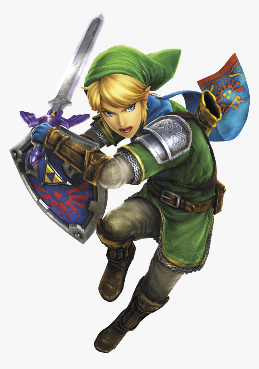 Nintendo Logo - Link With Master Sword, HD Png Download , Transparent ...