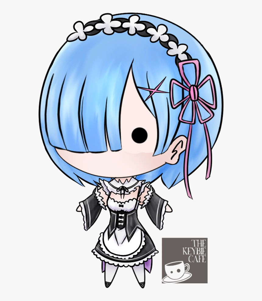 Rem Re Zero , Png Download - Cartoon, Transparent Png , Transparent Png ...