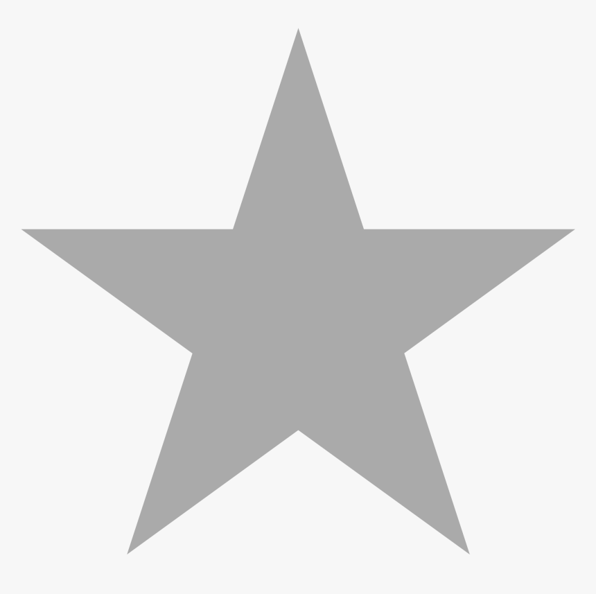 Silver Star Png - Grey Star Png, Transparent Png , Transparent Png ...