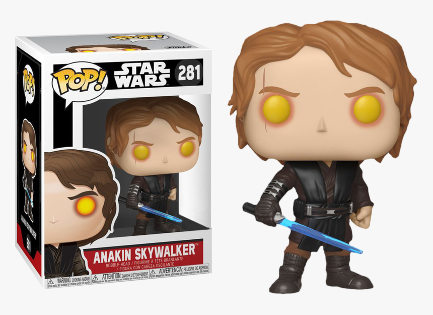 Anakin Skywalker Dark Side Us Exclusive Pop Vinyl Figure, HD Png ...