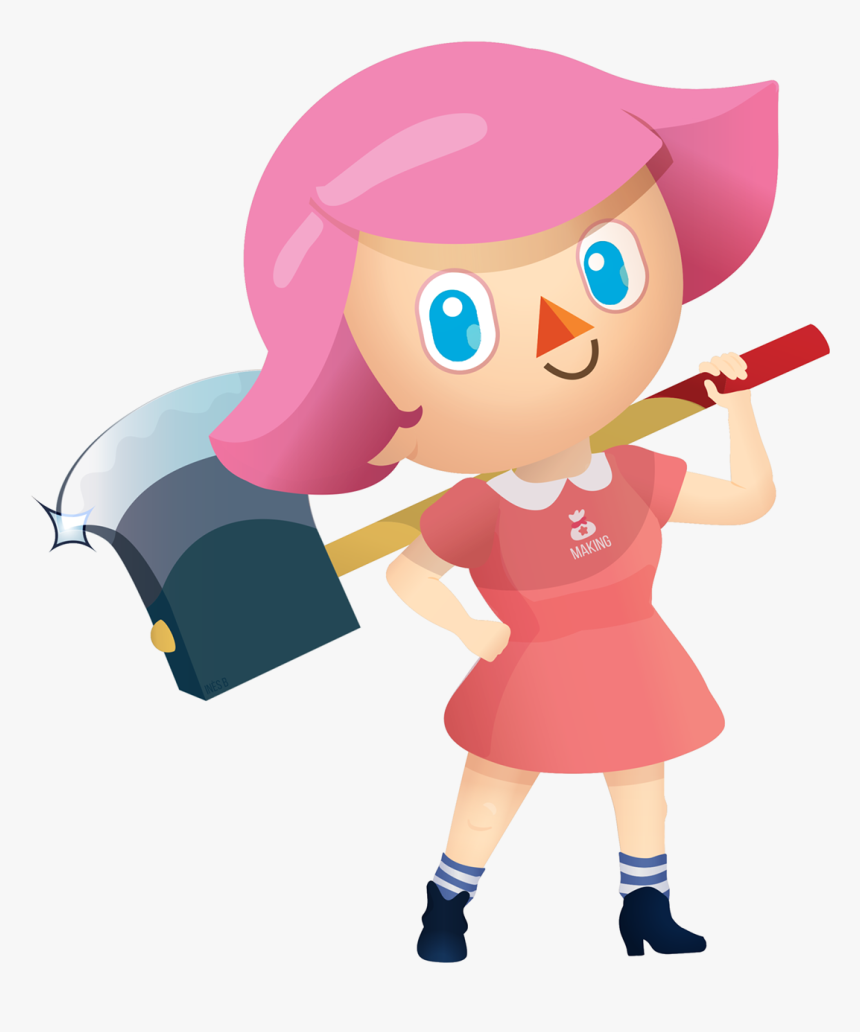 Animal Crossing Female Villager Fanart, HD Png Download , Transparent ...
