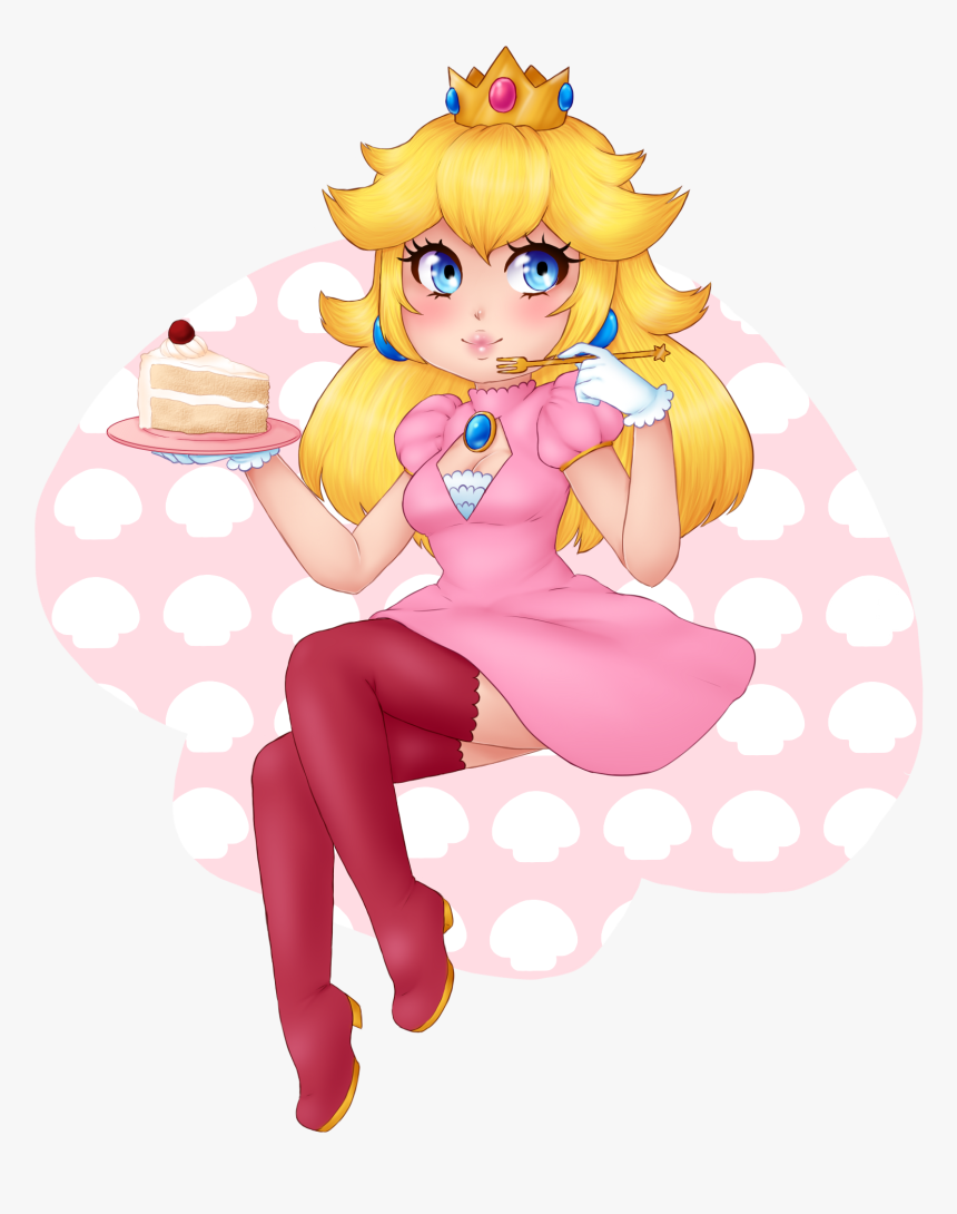 Princess Peach - Cartoon, HD Png Download , Transparent Png Image - PNGitem