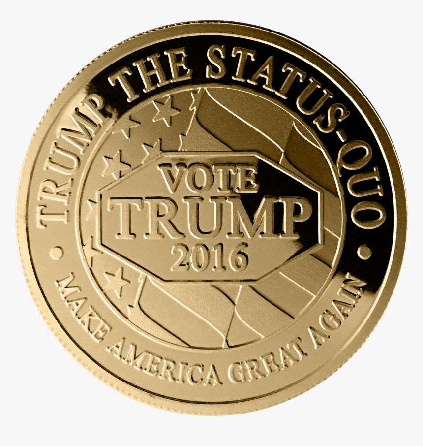 Trump Logo Gold - Coin, HD Png Download , Transparent Png Image - PNGitem