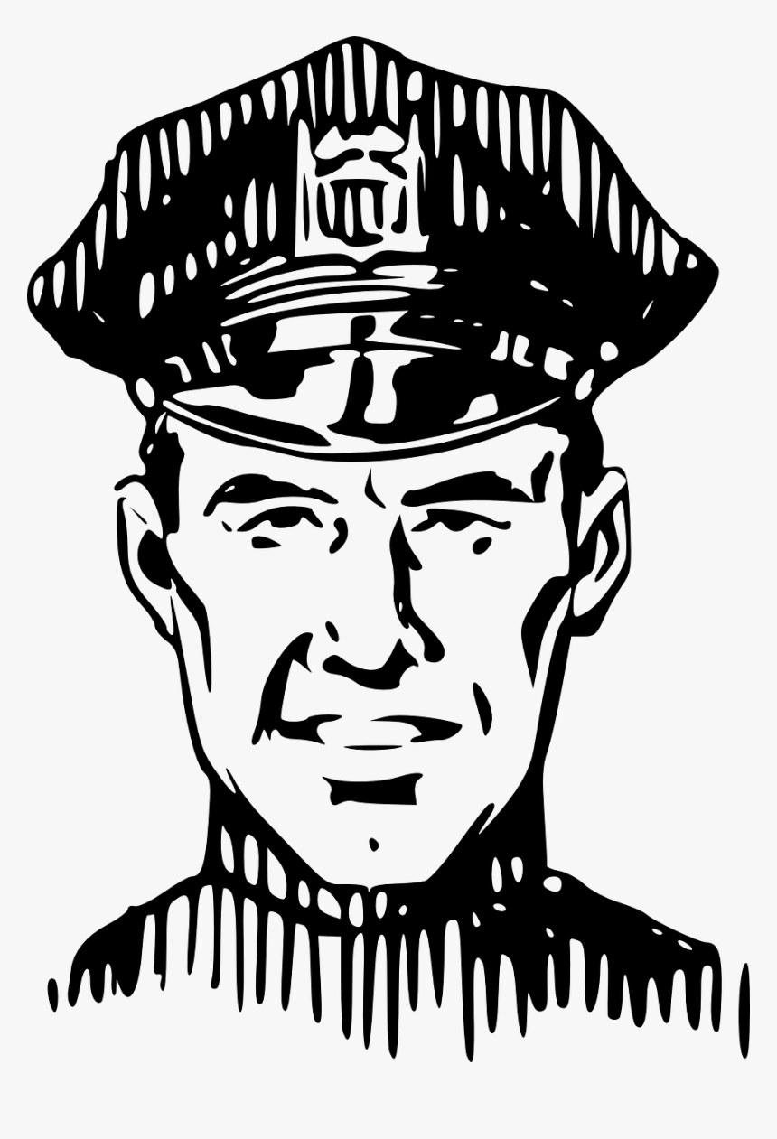 Police Line Art, HD Png Download , Transparent Png Image - PNGitem