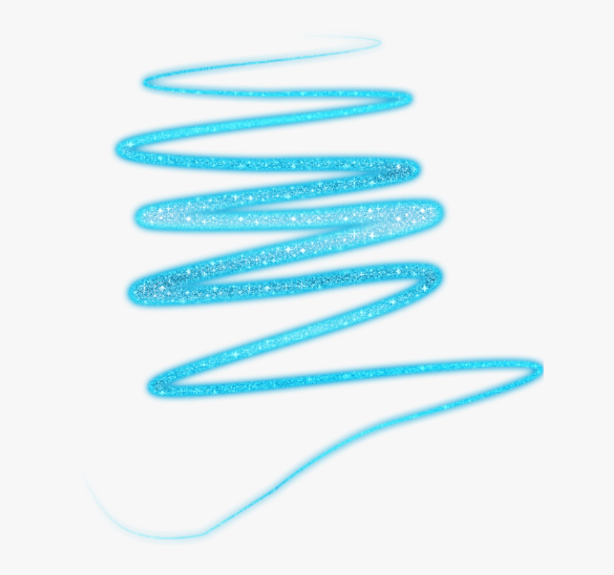 Sticker Ftestickers Glow Lines Light Png Light Blue - Light Blue ...