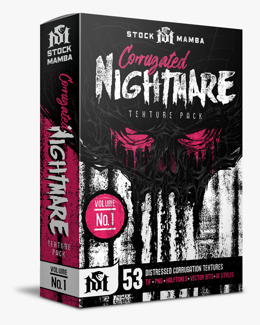 Corrugated Nightmare Texture Pack - Graphic Design, HD Png Download ...