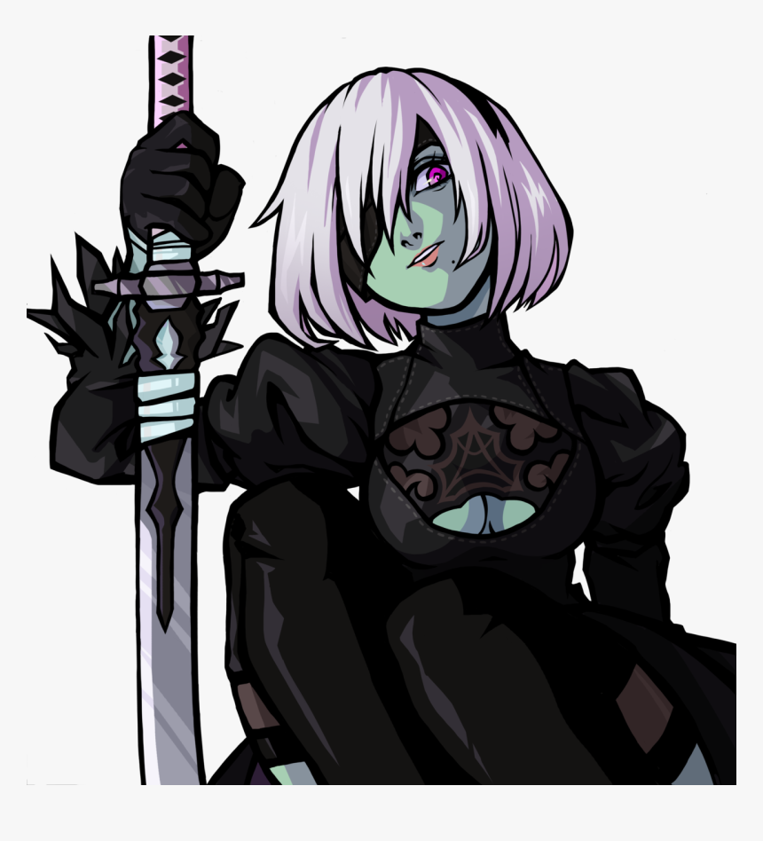 Transparent Nier Automata 2b Png - Anime Nier Automata 2b, Png Download ...