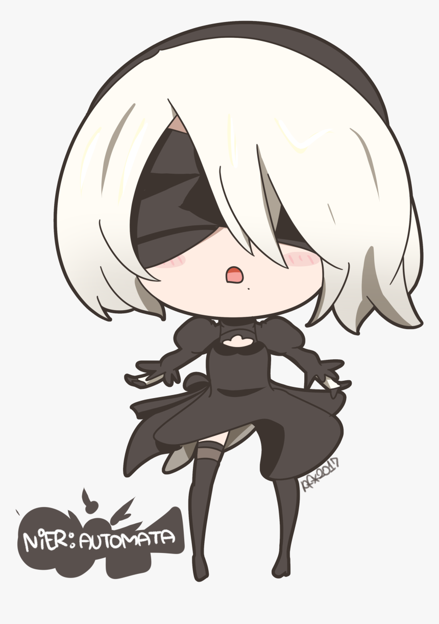 Tf2 2b , Png Download - Nier Automata 2b Chibi Art, Transparent Png ...