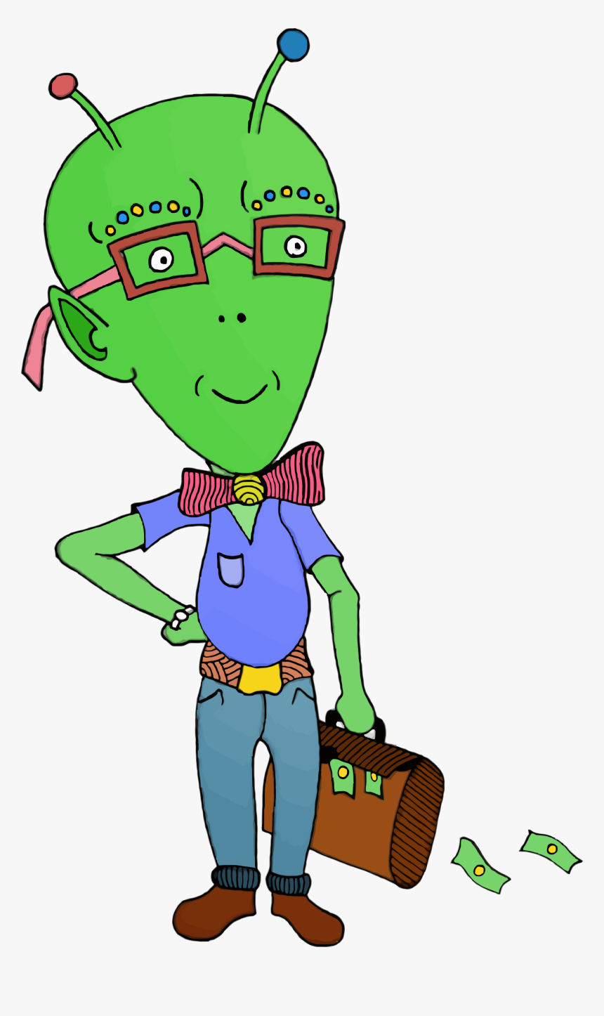 This Free Icons Png Design Of Hipster Alien - Clipart Martian ...