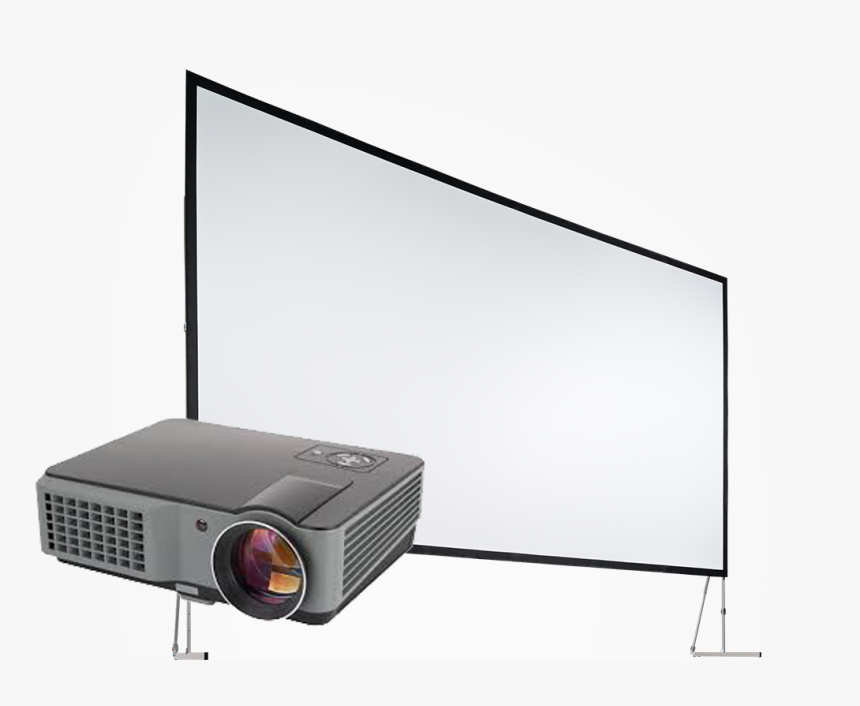 Projector & Screen Rentals De - Projector And Screen Png, Transparent ...