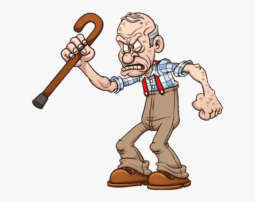 Grumpy Old Man Clipart, HD Png Download , Transparent Png Image - PNGitem