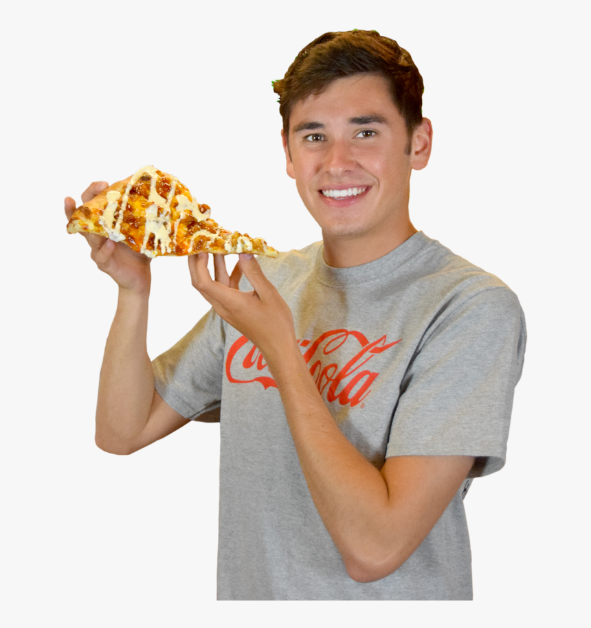 Guy Eating Pizza Png, Transparent Png , Transparent Png Image - PNGitem
