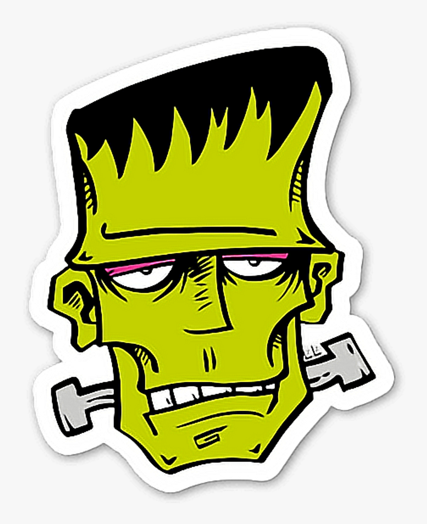 Sticker By Ethanpalma - Frankenstein Head Clipart, HD Png Download ...