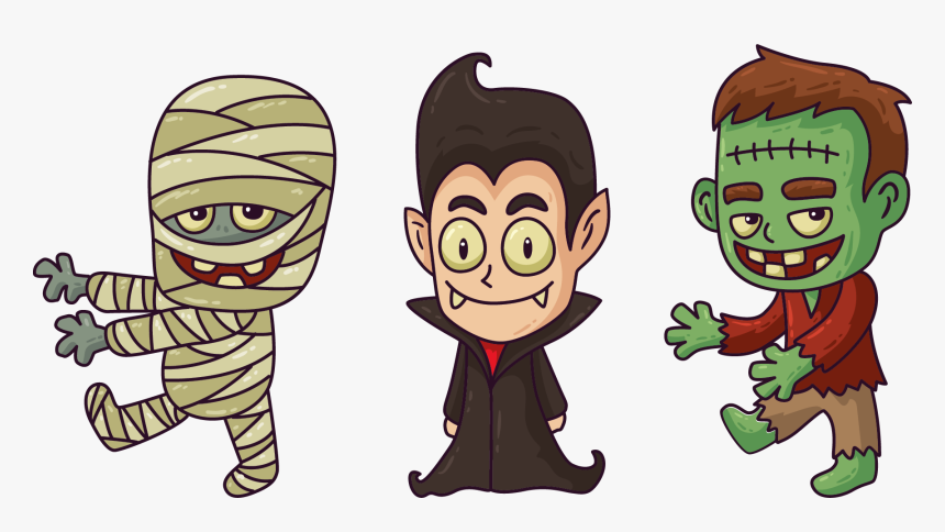 Mummy Vampire Frankenstein - Kid Friendly Vampire, HD Png Download ...