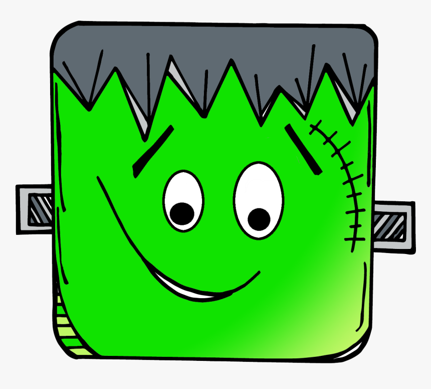 Roll A Frankenstein With Template Clipart , Png Download - Monster's ...