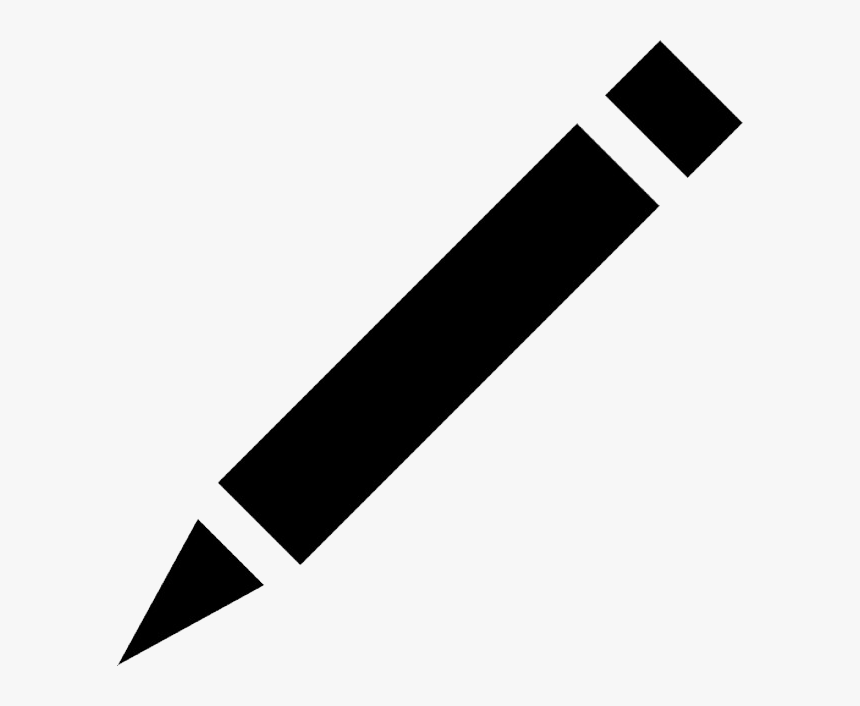 Pen Icon Black And White, HD Png Download , Transparent Png Image - PNGitem