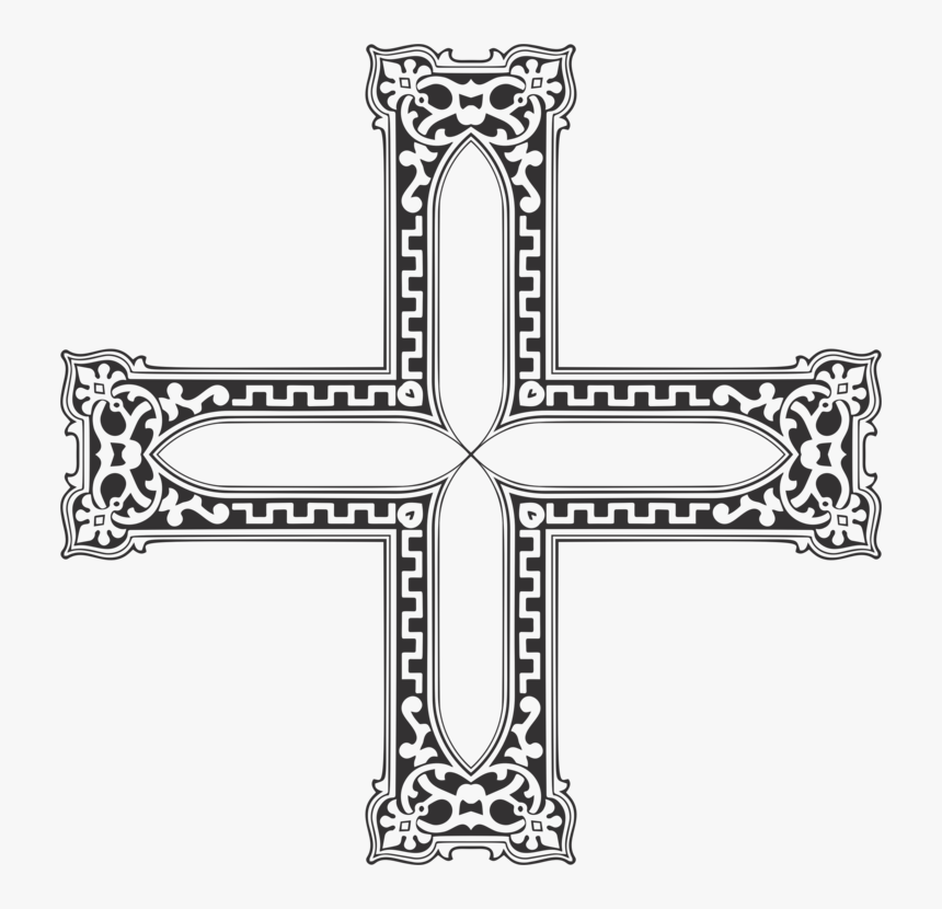 Transparent Decorative Cross Png - Cross, Png Download , Transparent ...
