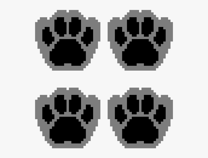 8 Bit Paw, HD Png Download , Transparent Png Image - PNGitem