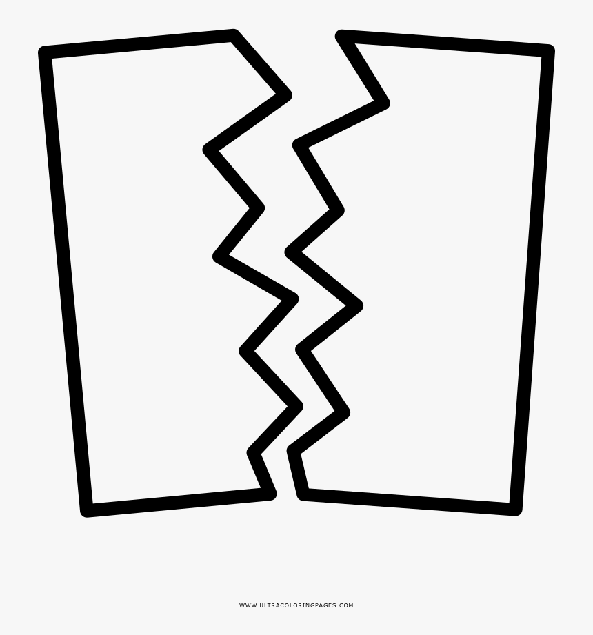 Ripped Page Coloring Page - Line Art, HD Png Download , Transparent Png ...