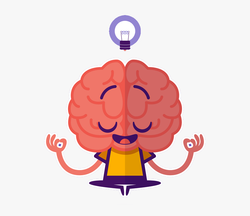You Ll Be Happier & More Productive - Brain Cartoon Transparent ...