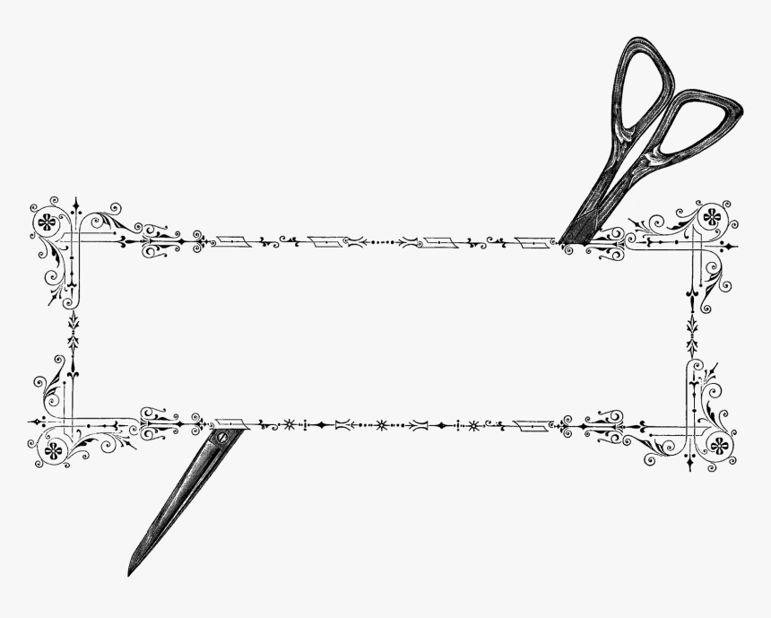 Sewing Borders Png - Sewing Frame Png, Transparent Png , Transparent ...